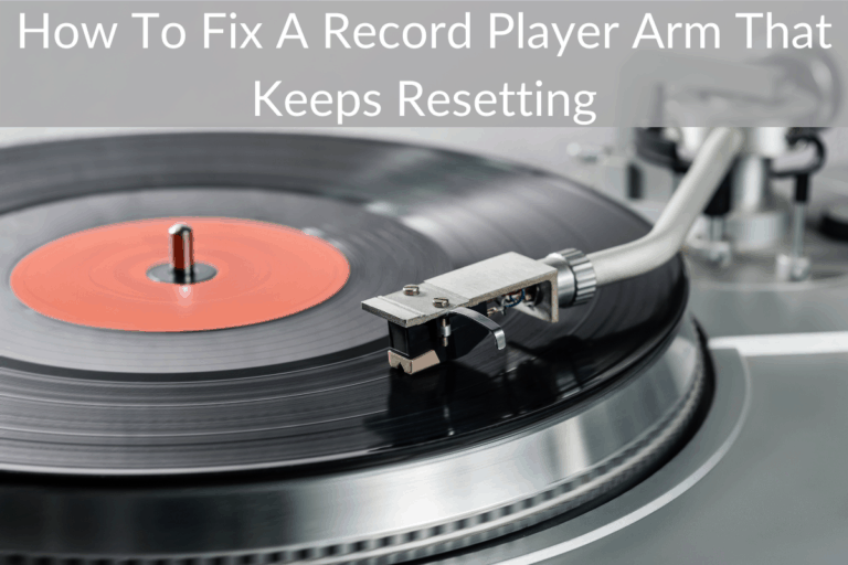 How To Fix A Record Player Arm That Keeps Sliding - Retro Only